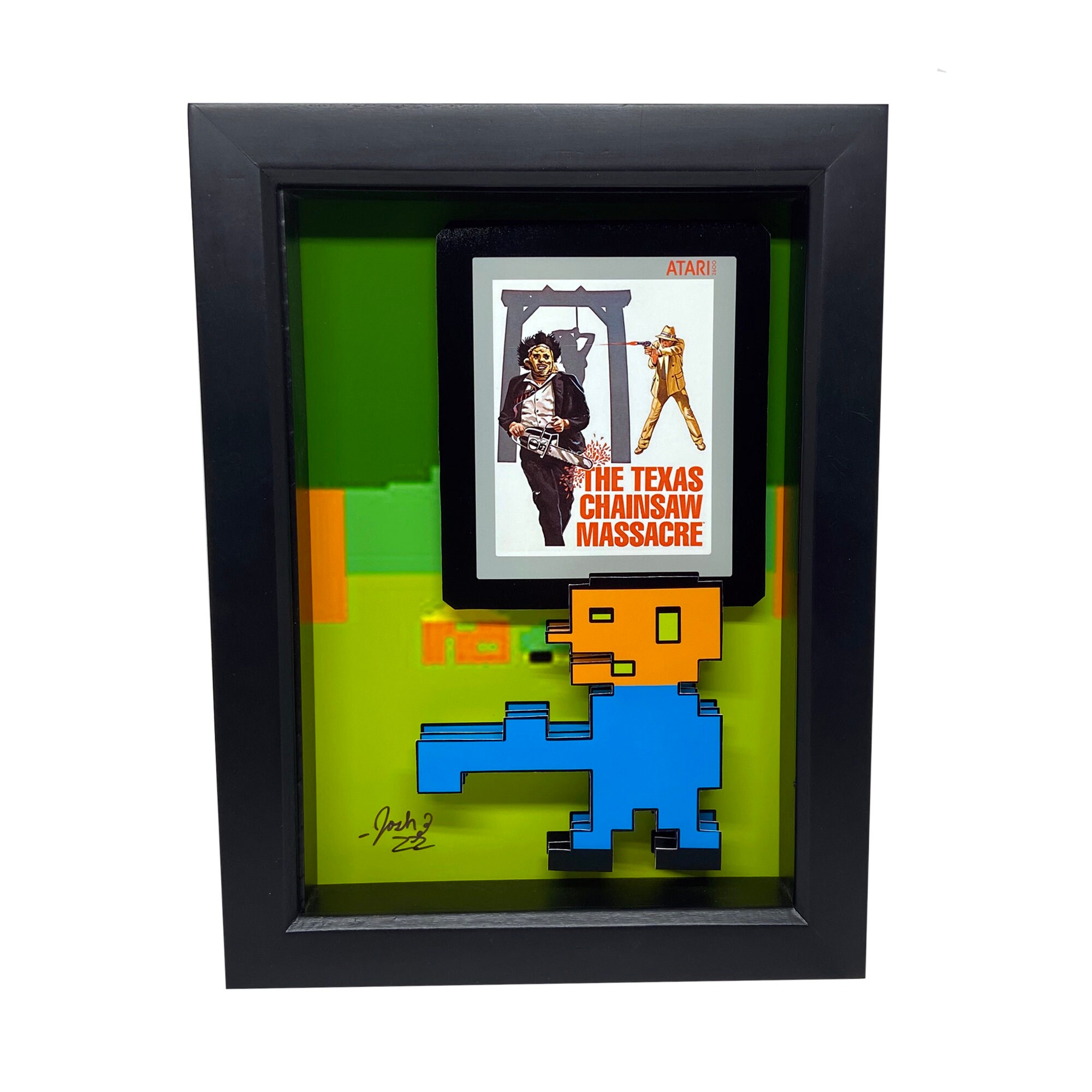 Atari 2600 Game Art Leatherface Art Texas Chainsaw Massacre | Etsy