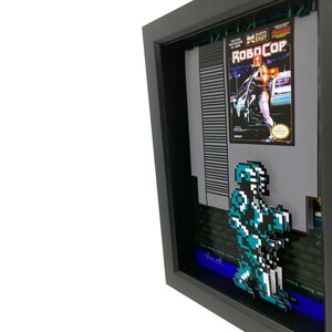 Robocop Nintendo 8 Bit Art Robocop Print 3D Art NES Art Retro Video ...