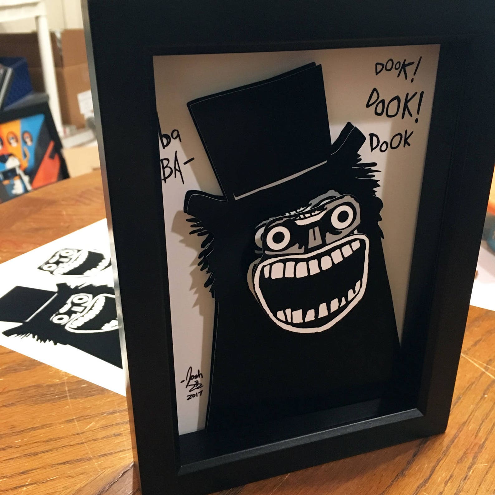 Babadook 3D Art: Framed Horror Movie Print - Etsy
