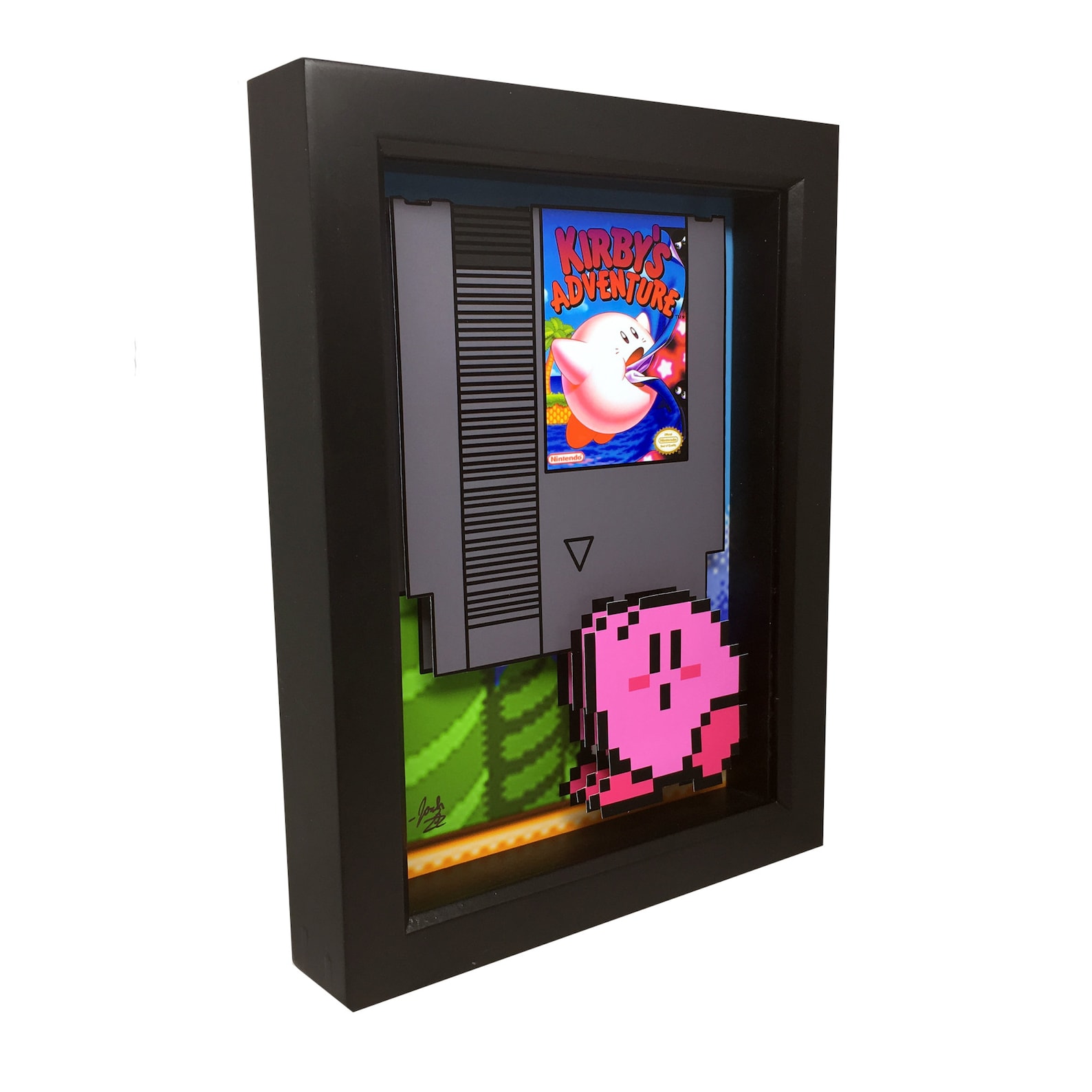 Kirby Art Kirbys Adventure 3D Art Nintendo Kirby 8 Bit Art | Etsy