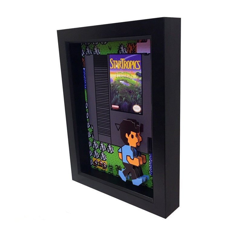 Startropics Shadow Box Video Game Decor Video Game Art Video - Etsy
