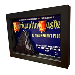 Brigantine Castle 3D Art: New Jersey Shore Haunted House - Framed - Etsy