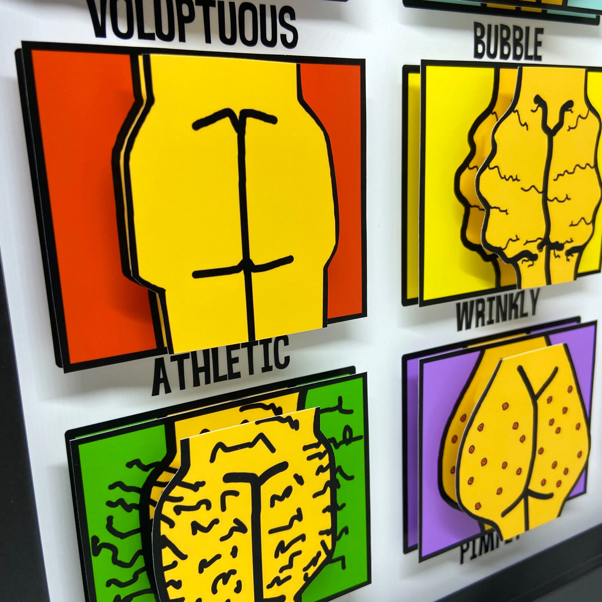 Nice Bum Body Positive Print Butt Art Print Butt Stuff Naked | Etsy