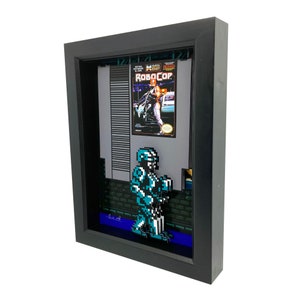 Robocop Nintendo 8 Bit Art Robocop Print 3D Art NES Art Retro Video ...