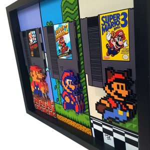 Super Mario Bros Art NES 3D Art Pizel Art Super Mario Art Super Mario ...