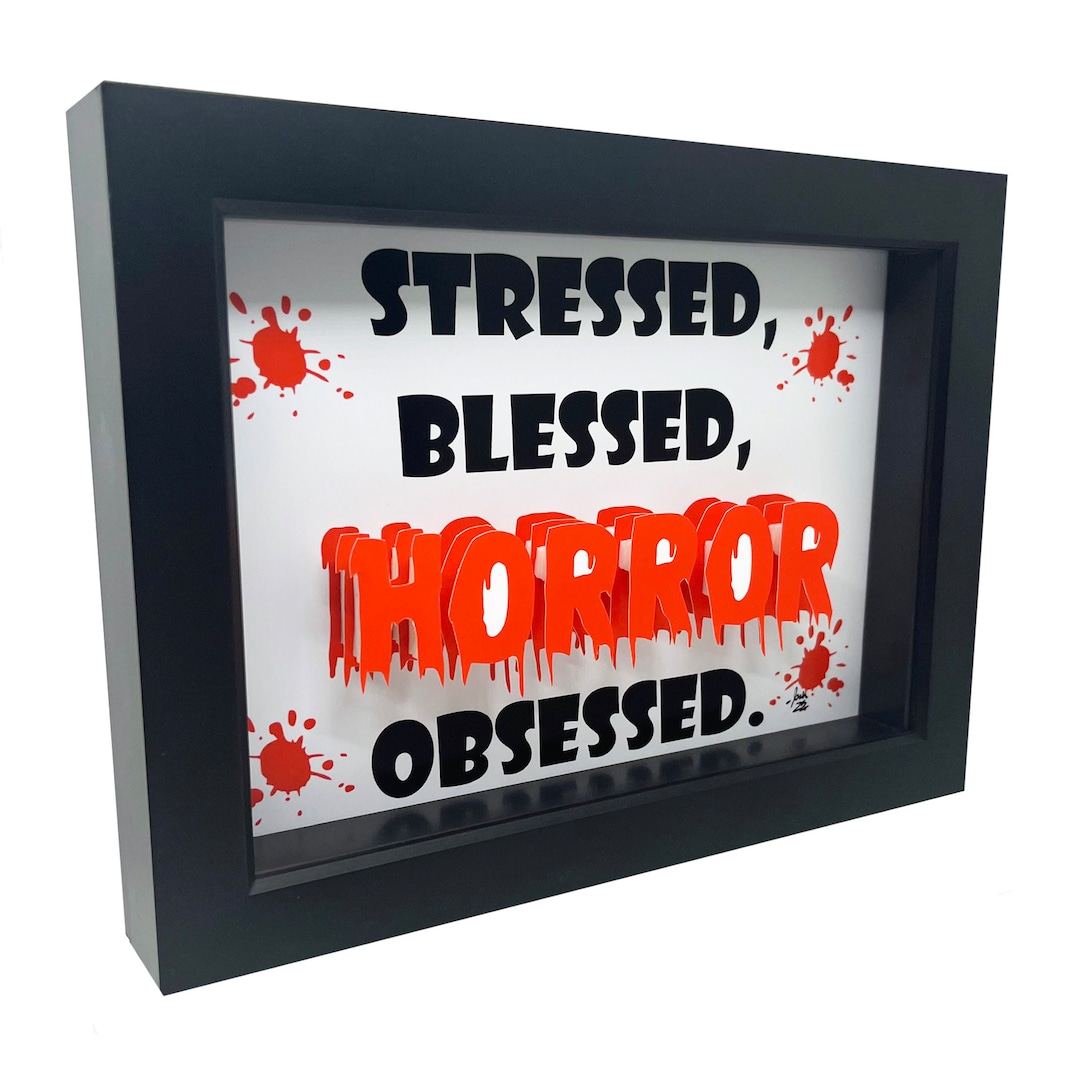 Horror Gifts Horror Art Inspirational Quotes 3D Art Inspirational Signs ...