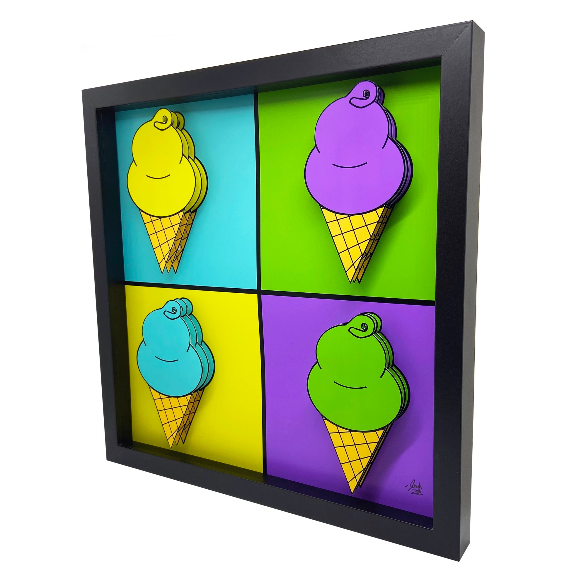 Andy Warhol Pop Art Ice Cream