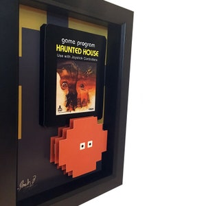 Atari 2600 Game Art Atari Haunted House Retro Video Game Decor 3D Art ...
