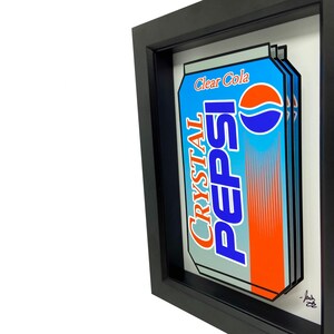 Crystal Pepsi Can Pepsi Decor 3D Art Pepsi Sign Soda Art Soda Sign ...