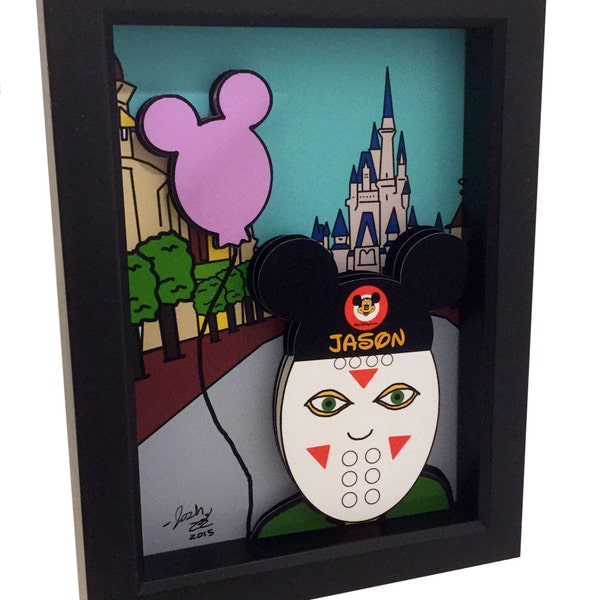 Mickey Jason Mask - Etsy