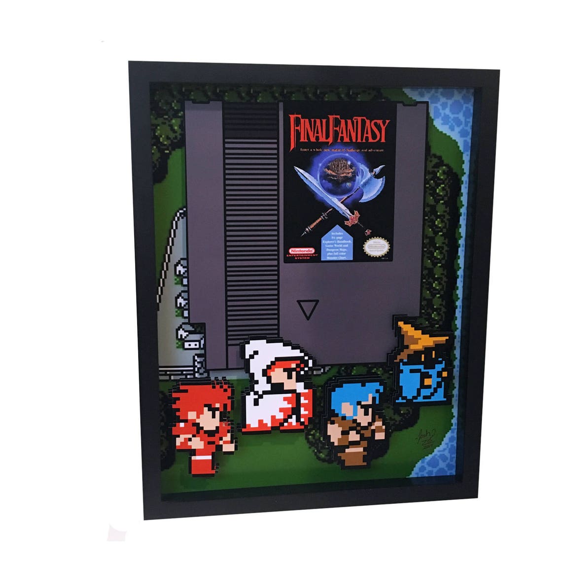Final Fantasy Nintendo 8 Bit Art Video Game Art Nintendo Art - Etsy