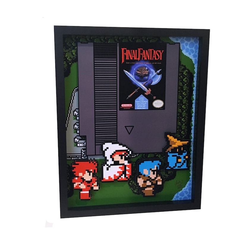 Final Fantasy Nintendo 8 Bit Art Video Game Art Nintendo Art - Etsy