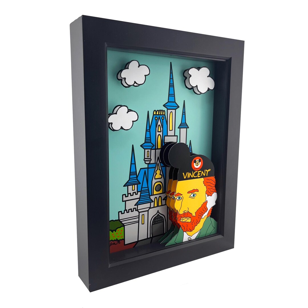 Vincent Van Gogh 3D Disney Art | Funny Pop Art | Walt Disney World Wall ...