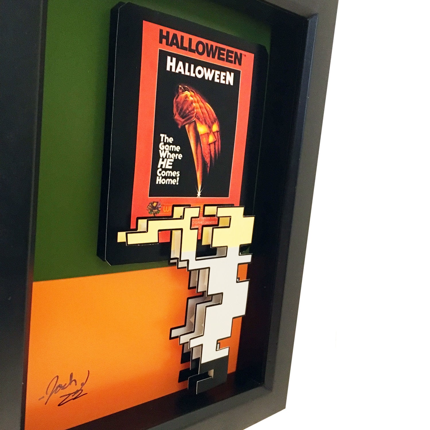 Atari 2600 Game Art Atari Halloween Print Video Game Art Video | Etsy