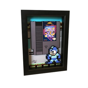 Mega Man Shadow Box Video Game Decor Video Game Art Video Game Wall Art ...