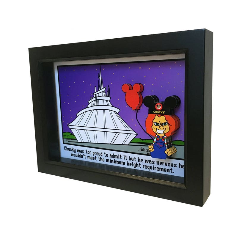 Child's Play Chucky Doll Walt Disney World Print 3D Art Walt Disney ...