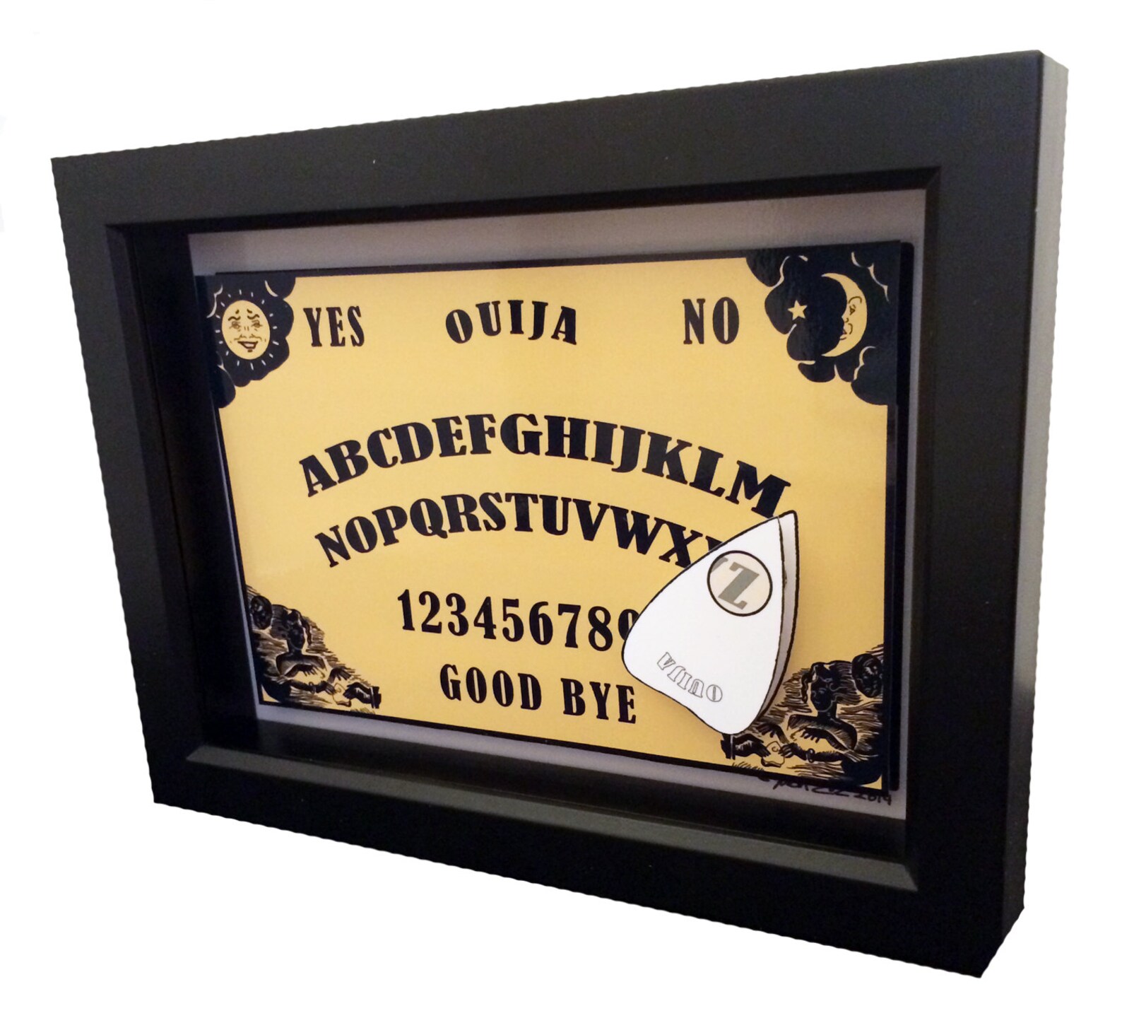 Ouija Board Print Quija Board Art Dark Decor Horror Decor 3D - Etsy