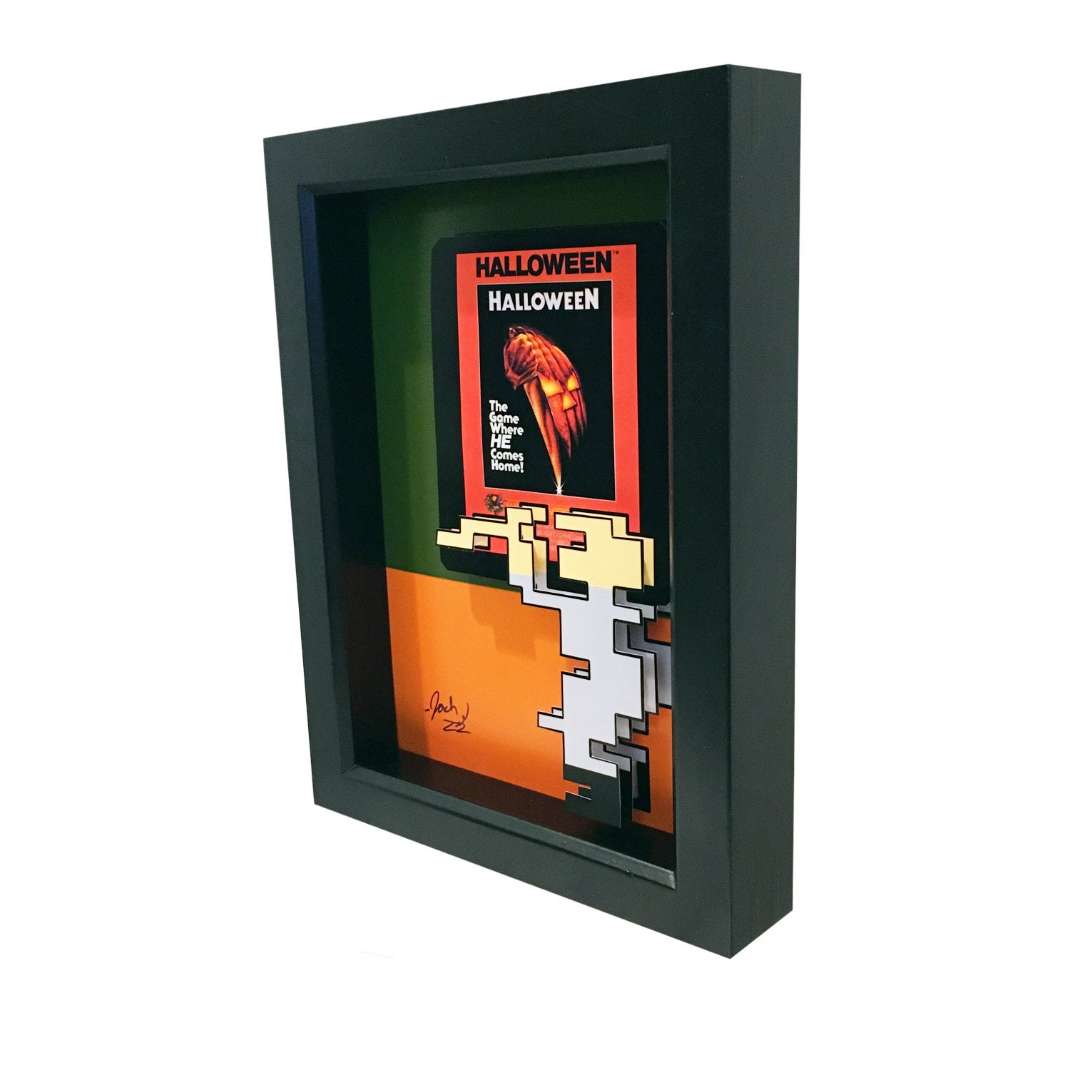 Atari 2600 Game Art Atari Halloween Print Video Game Art Video | Etsy