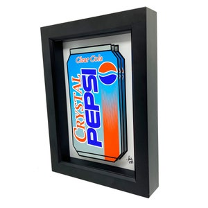 Crystal Pepsi Can Pepsi Decor 3D Art Pepsi Sign Soda Art Soda Sign ...