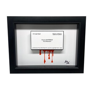 Patrick Bateman Business Card American Psycho Business Card 3D Art ...