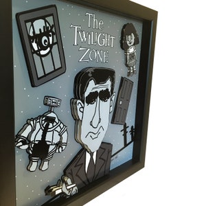 Twilight Zone Art Twilight Zone Poster Rod Serling 3D Art Science ...