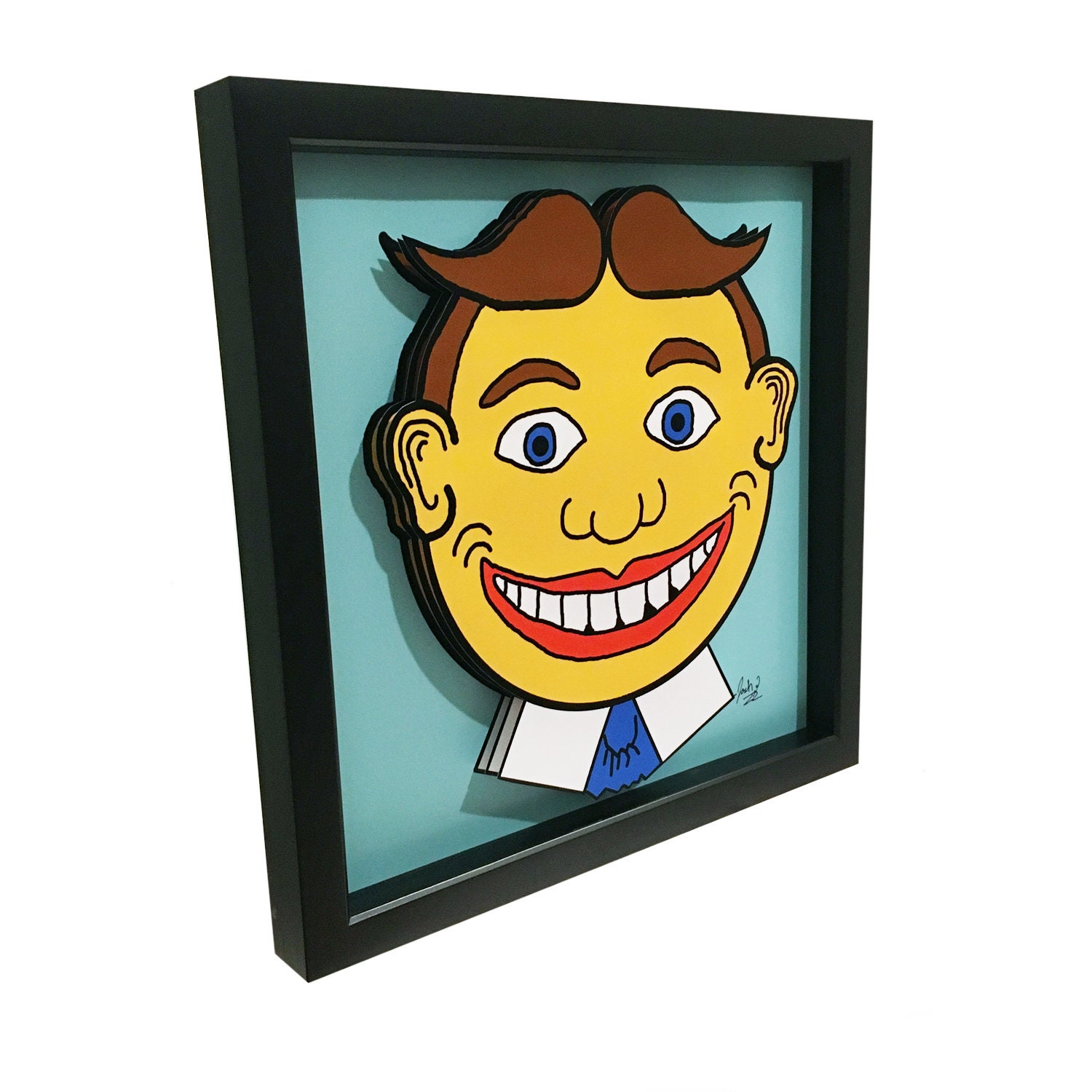 Asbury Park Tillie Art: 3D Paper Cut Souvenir, Framed NJ Print - Etsy