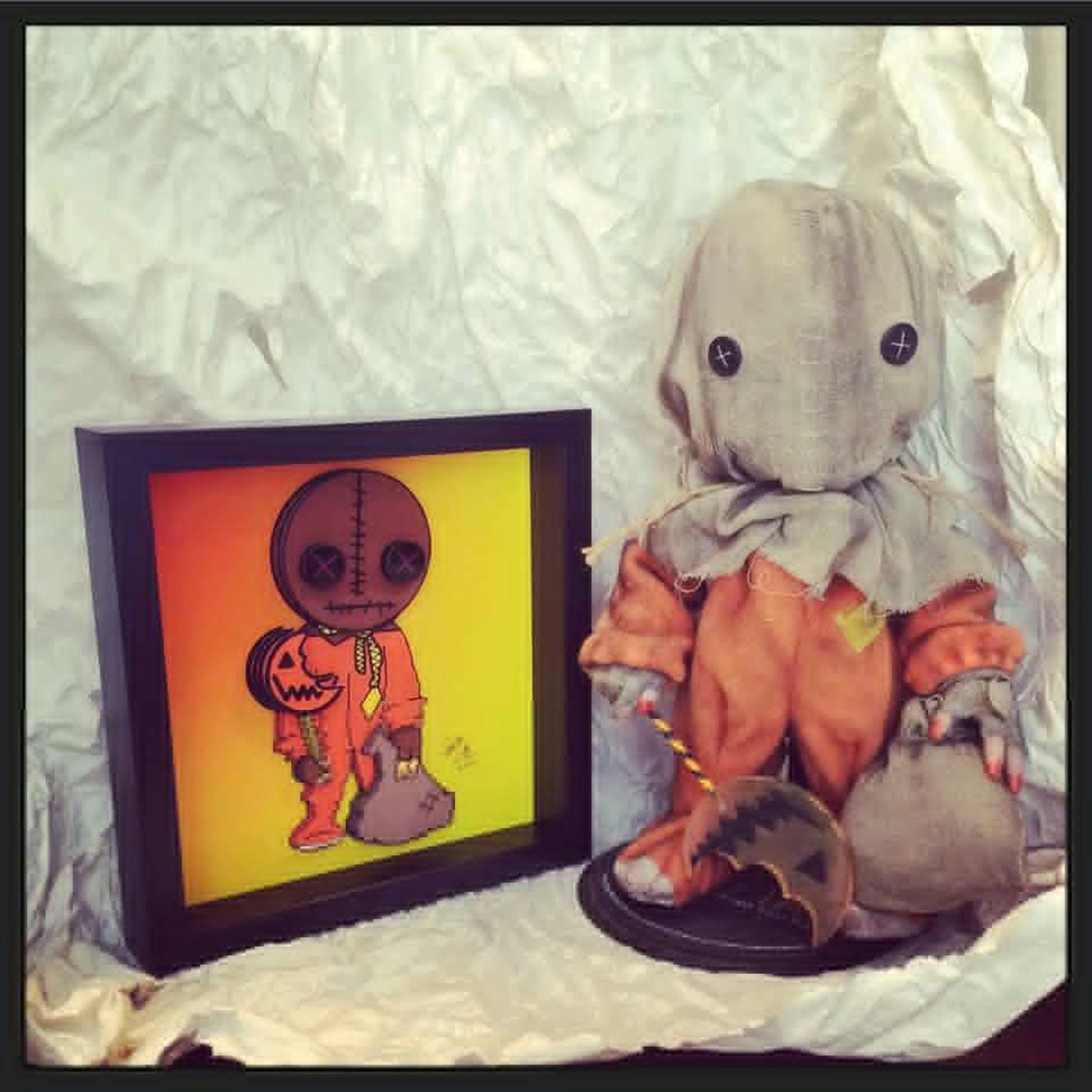 Trick R Treat Sam Horror Art Sam Hain Print Horror Movie Art - Etsy