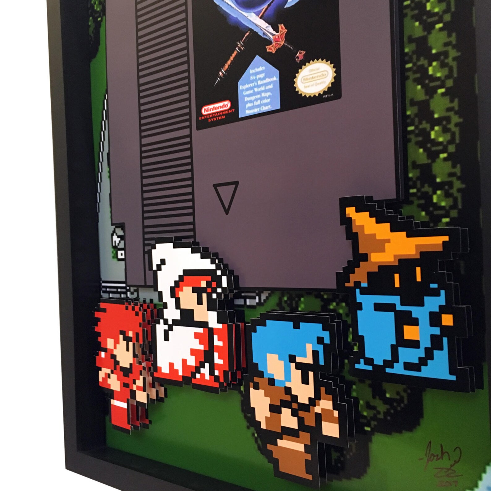 Final Fantasy Nintendo 8 Bit Art Video Game Art Nintendo Art - Etsy