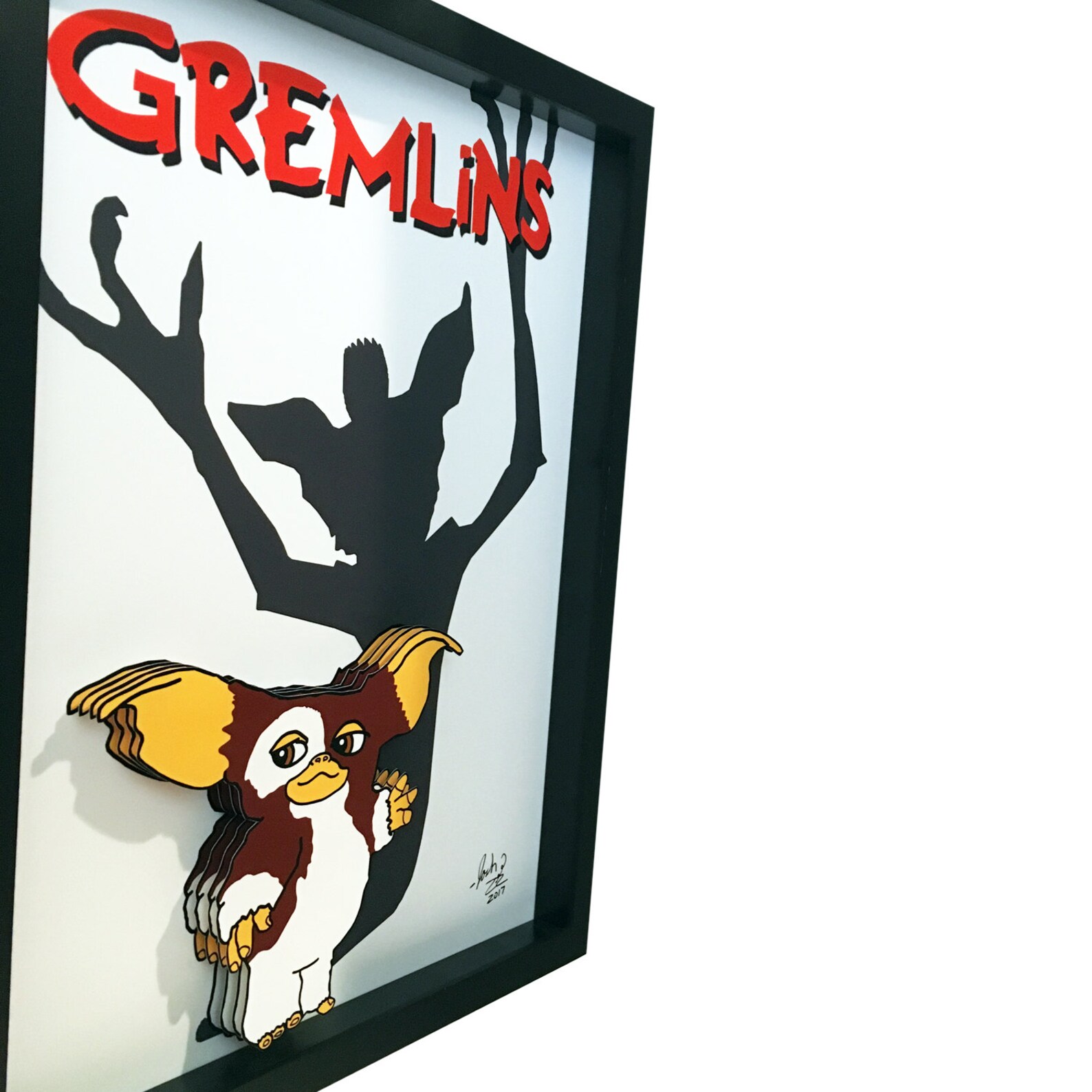 Gremlins Movie Poster Print Gremlins Movie Poster Art Gremlins | Etsy