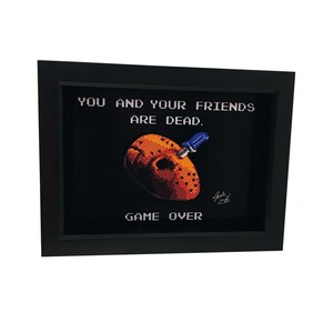 8 Bit Jason Voorhees Art Video Game Art 3D Art Jason Mask Nintendo Art ...
