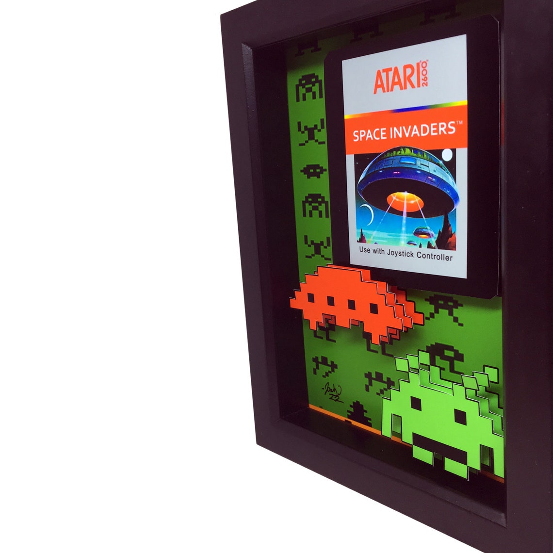 Atari 2600 Game Art Atari Space Invaders Art Space Invaders - Etsy