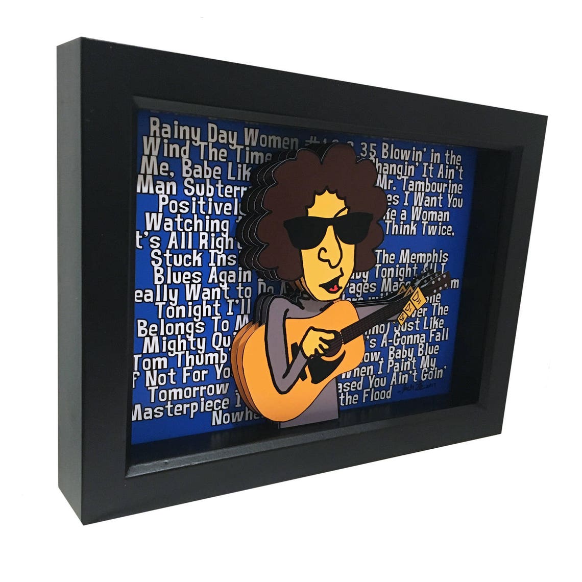 Bob Dylan Print Bob Dylan Poster Bob Dylan Art Bob Dylan 3D - Etsy