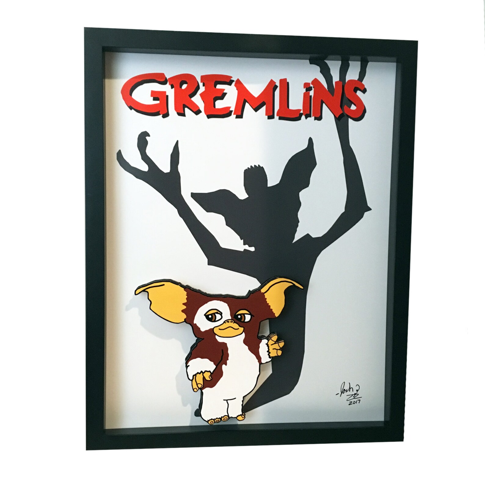 Gremlins Movie Poster Print Gremlins Movie Poster Art Gremlins | Etsy