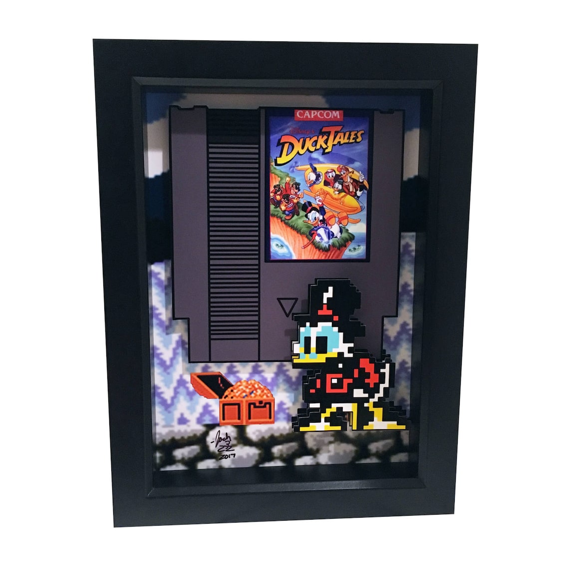 Ducktales NES Art Nintendo 8 Bit 3D Art Video Game Art - Etsy