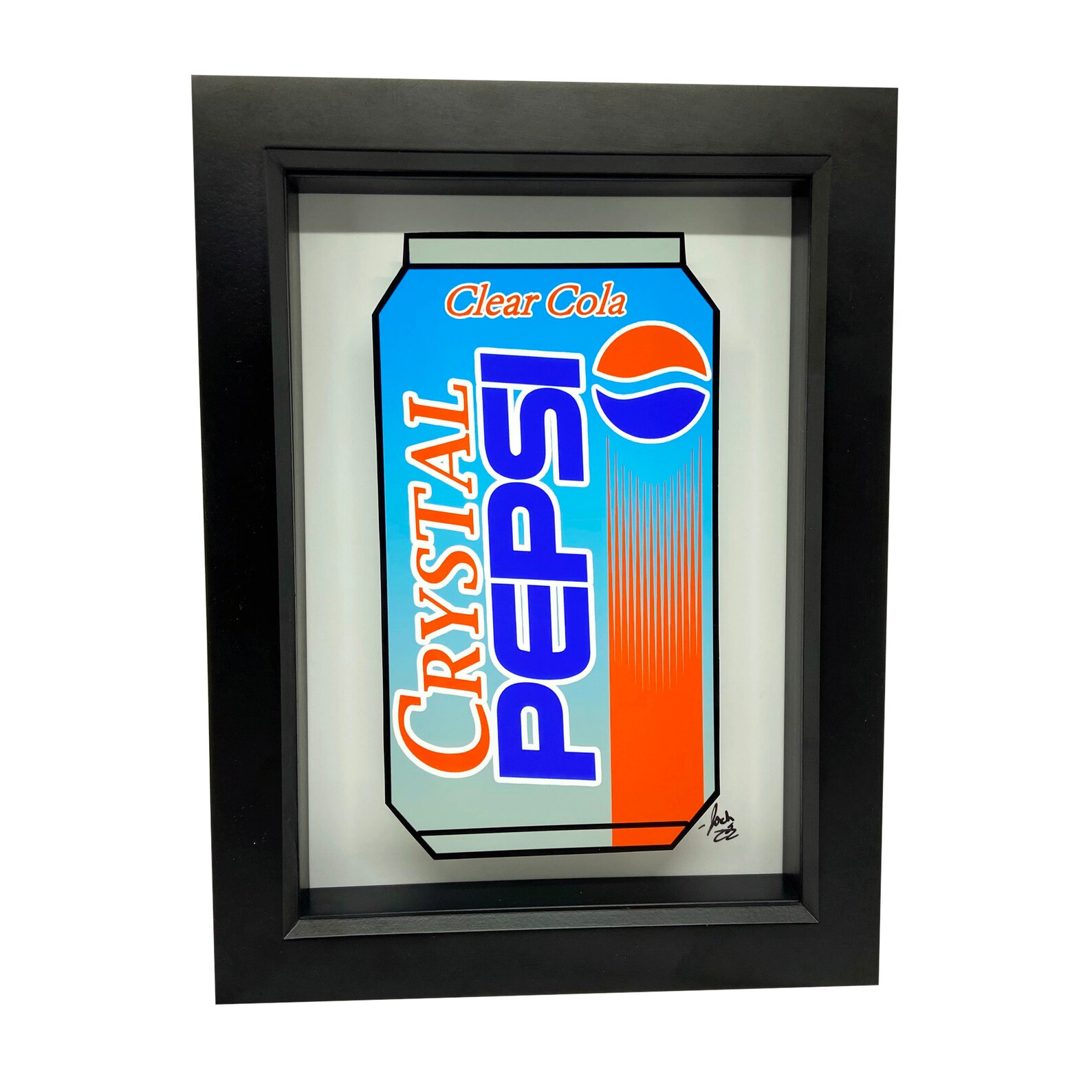 Crystal Pepsi Can Pepsi Decor 3D Art Pepsi Sign Soda Art Soda | Etsy