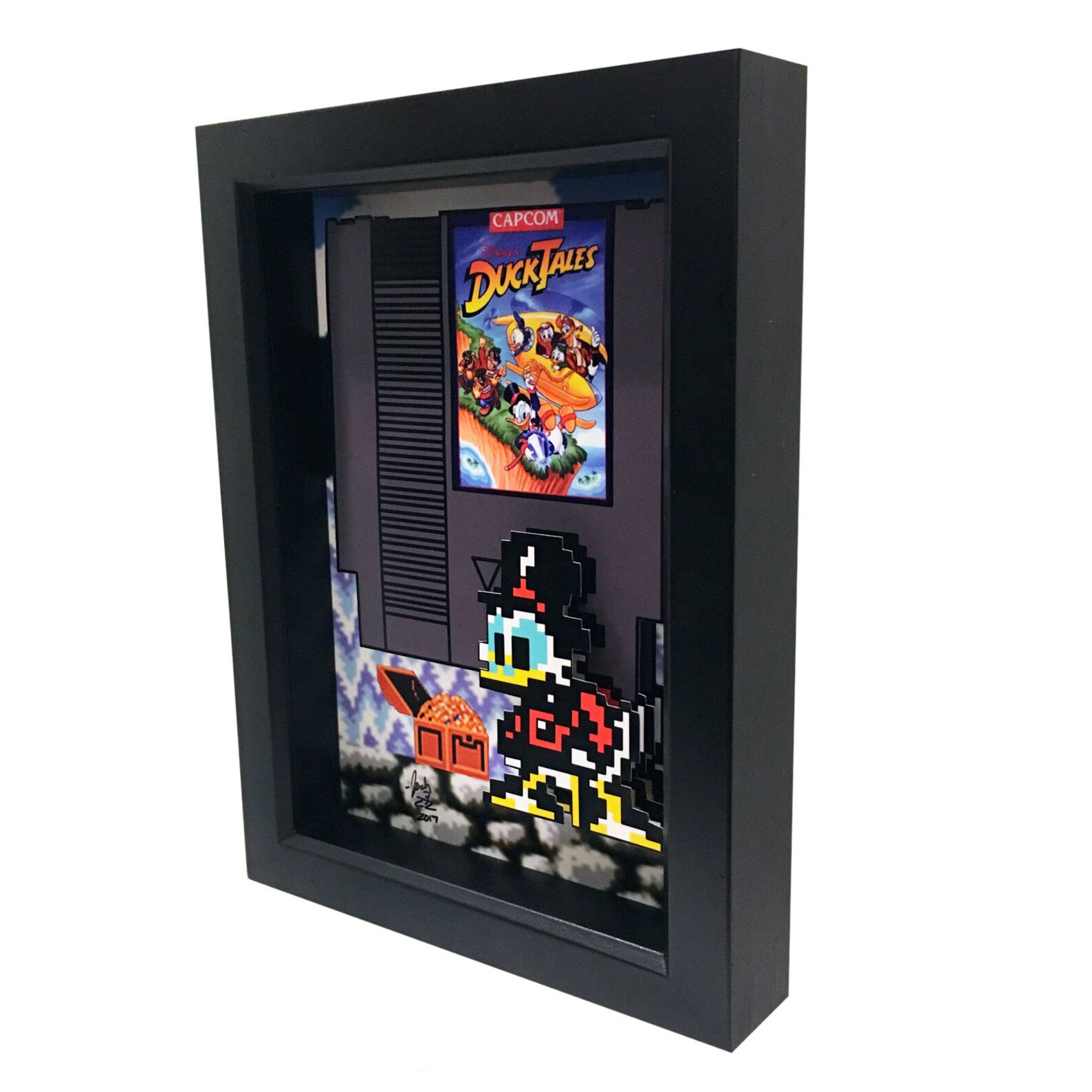 Ducktales NES 3D Art: Framed Nintendo Cartridge Shadow Box - Etsy