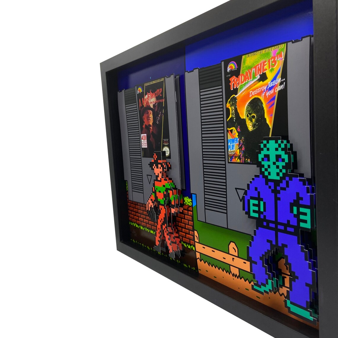 8 Bit Jason Friday the 13th NES A Nightmare on Elm Street - Etsy