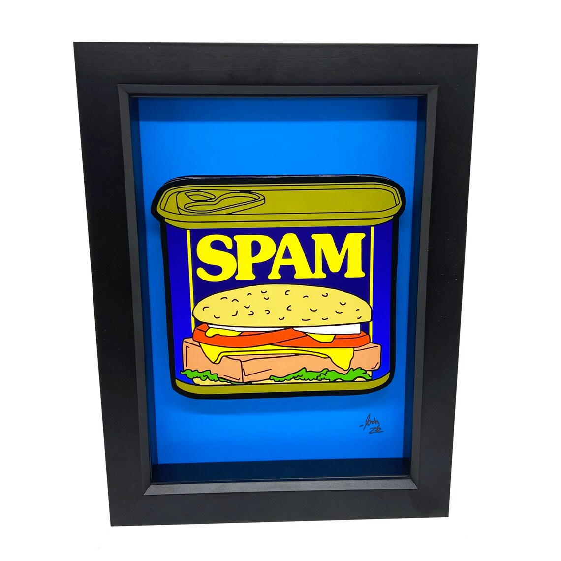 Spam Art Spam Print 3D Art Spam Pop Art Kitchen Wall Art | Etsy