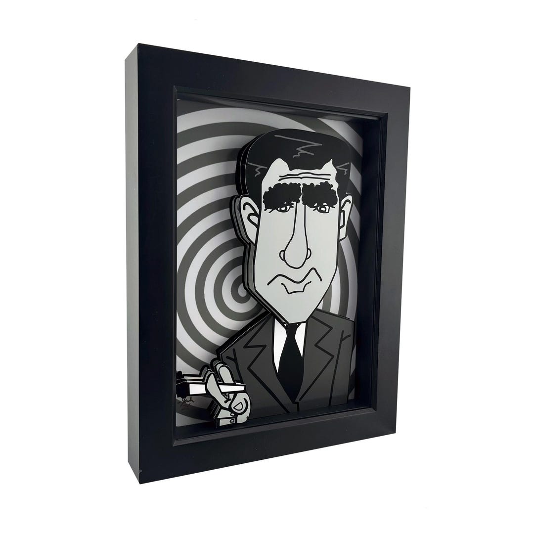 Twilight Zone Art Rod Serling Quote 3D Art Twilight Zone Print Eye of ...