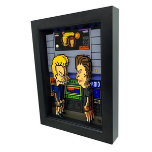 Beavis and Butthead Art Beavis and Butthead SNES Game 3D Art SNES Decor ...