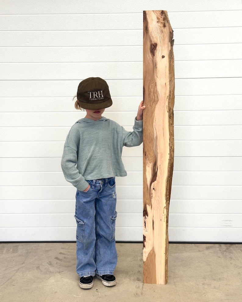 Live Edge Hickory Mantel | Floating Shelf | Console Table | DIY - Etsy