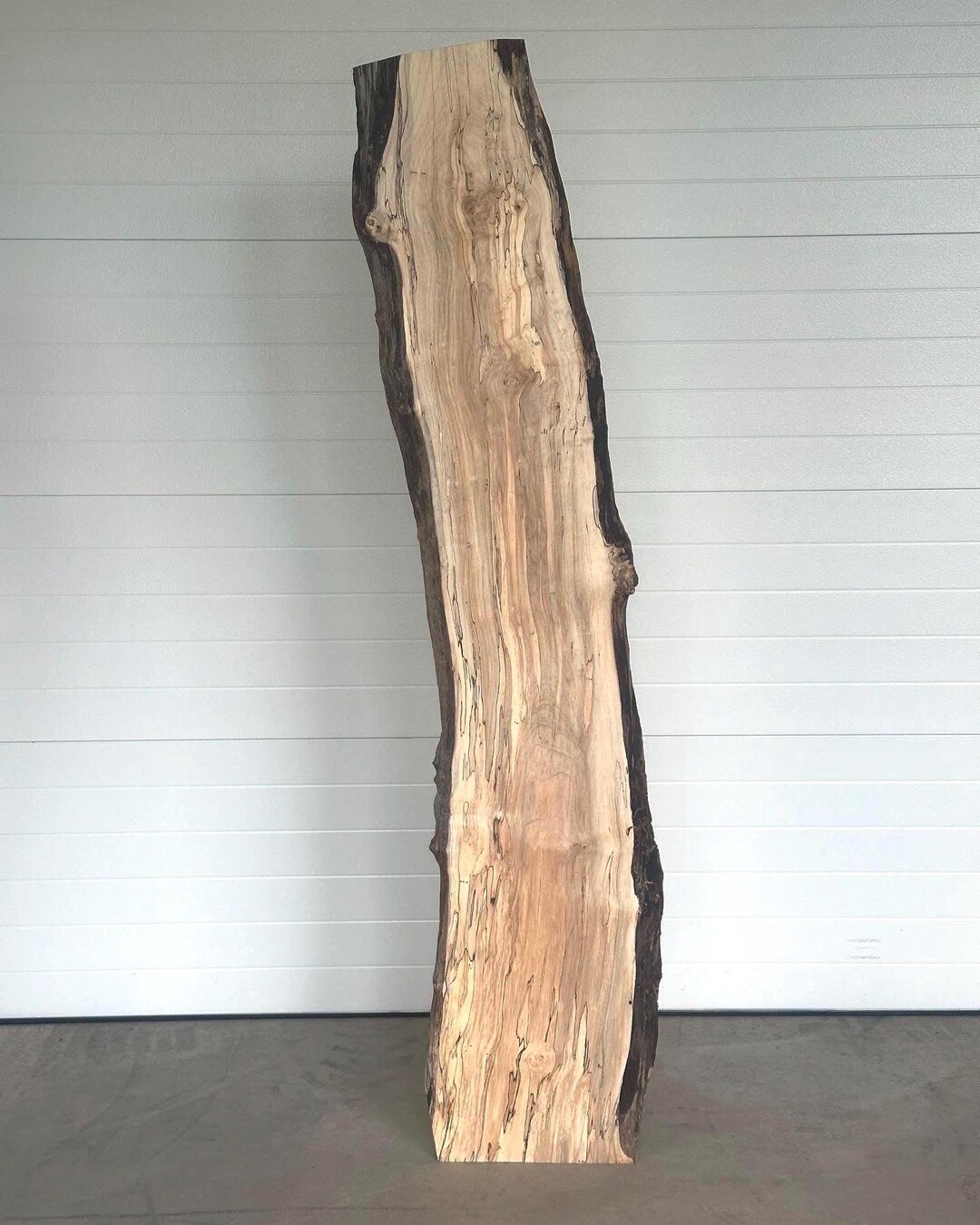Live Edge Maple Slab | Wood Slab | DIY | Spalted Maple | Woodworking - Etsy