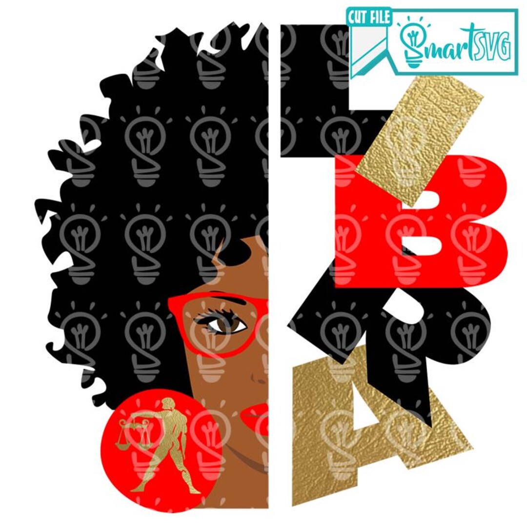 Libra Half Face Svg, Black Woman Svg, Afro Woman Svg, Beautiful Svg ...