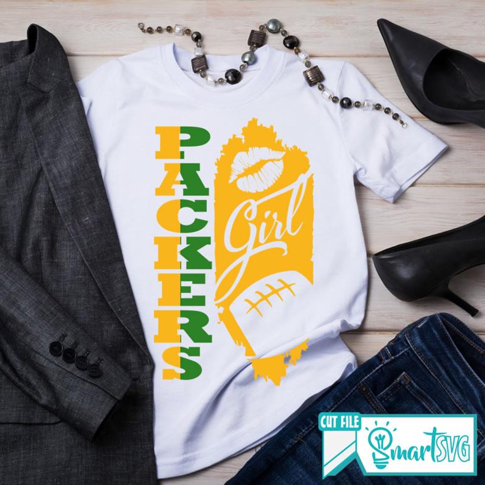Packers Girl Svg, Football Ball Shirt, Fan Football Svg, Family ...