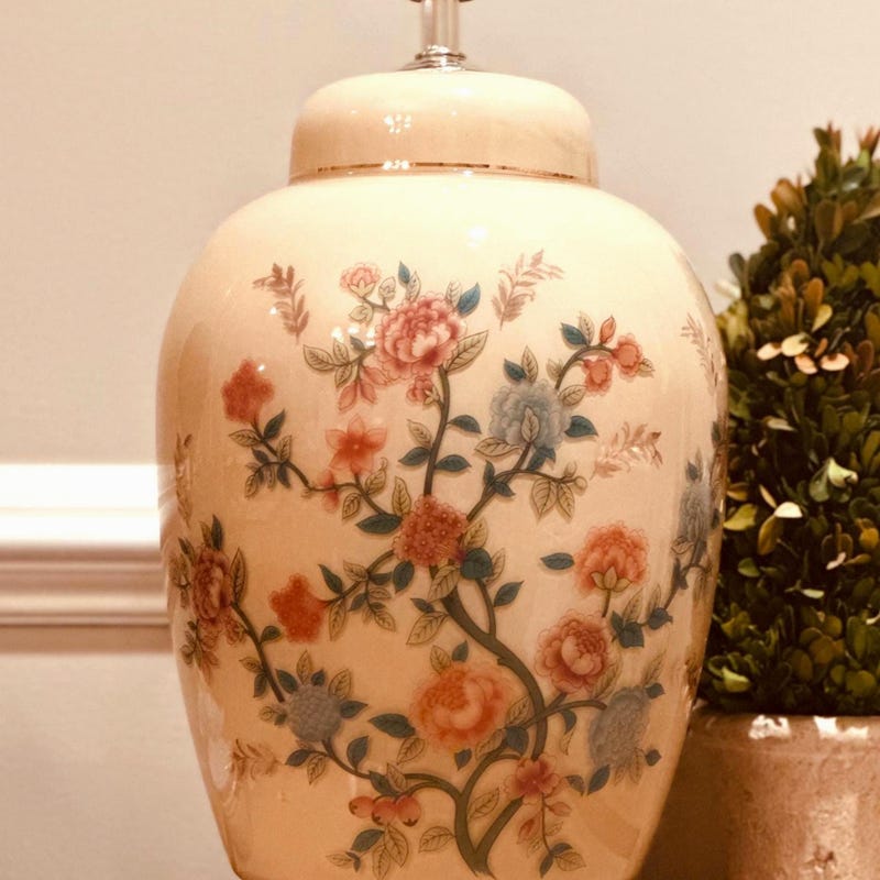 Floral Lamp Floor Large - Etsy