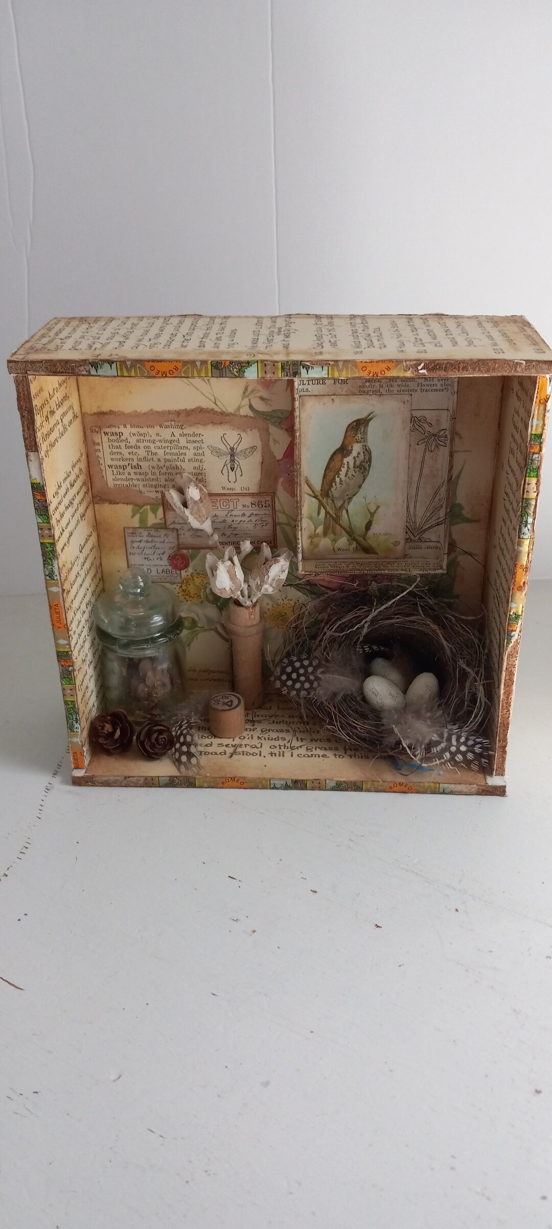 Rustic, Nature Diorama, Natural and Vintage Materials, Aged Effect ...