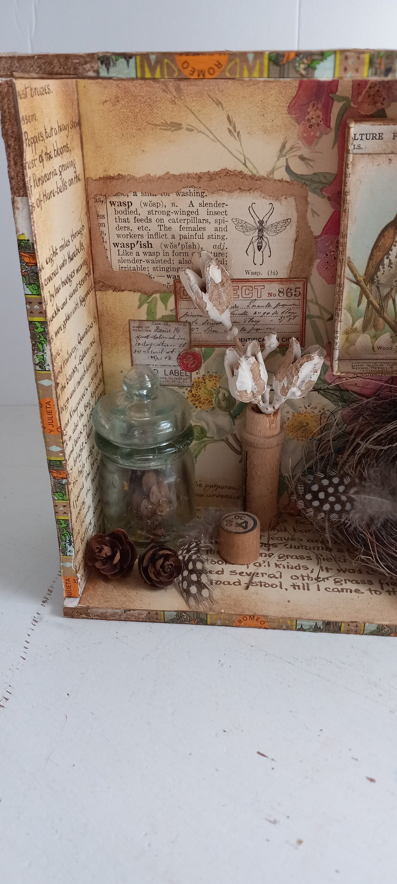 Rustic, Nature Diorama, Natural and Vintage Materials, Aged Effect ...