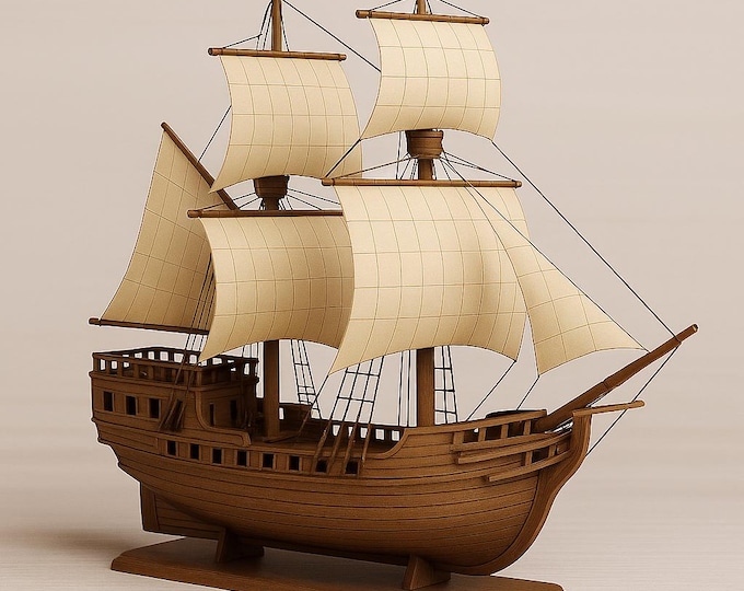 Alena Sailboat- Wooden Sailboat Model Assembly Plans: Build Your Own ...