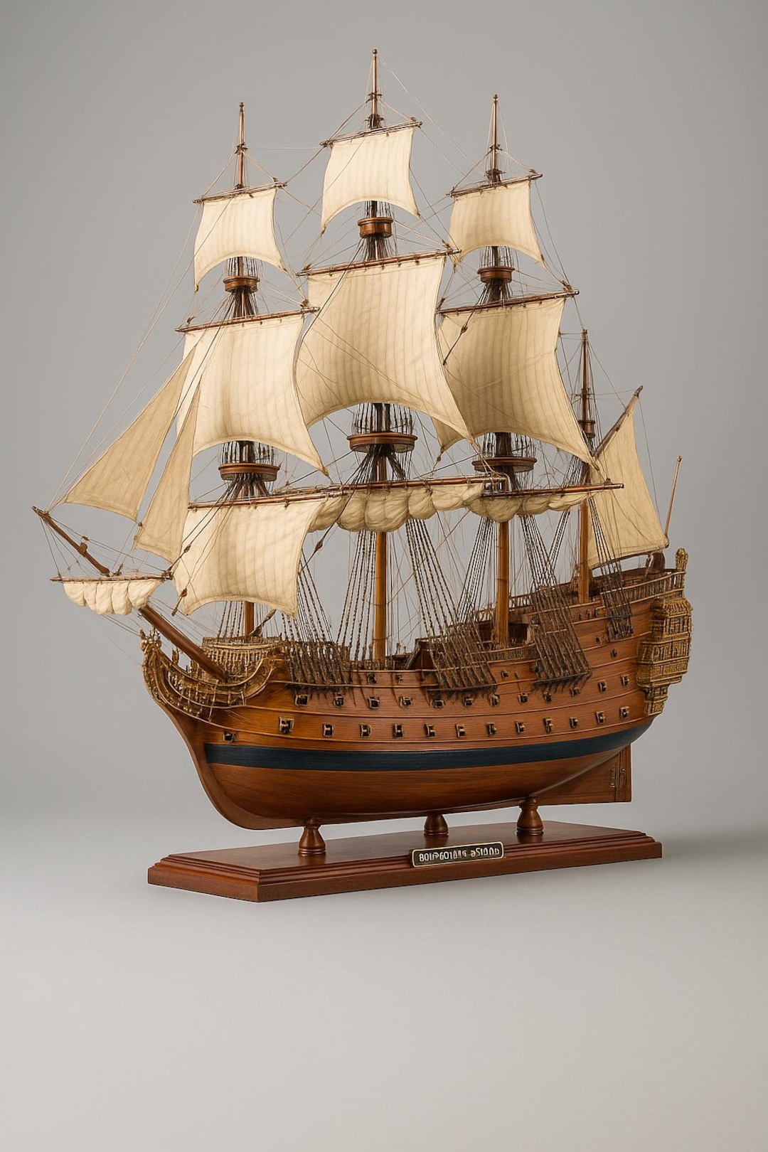 Sovereign Ship Model DIY Plans: Detailed Sailing Ship Blueprint (PDF ...