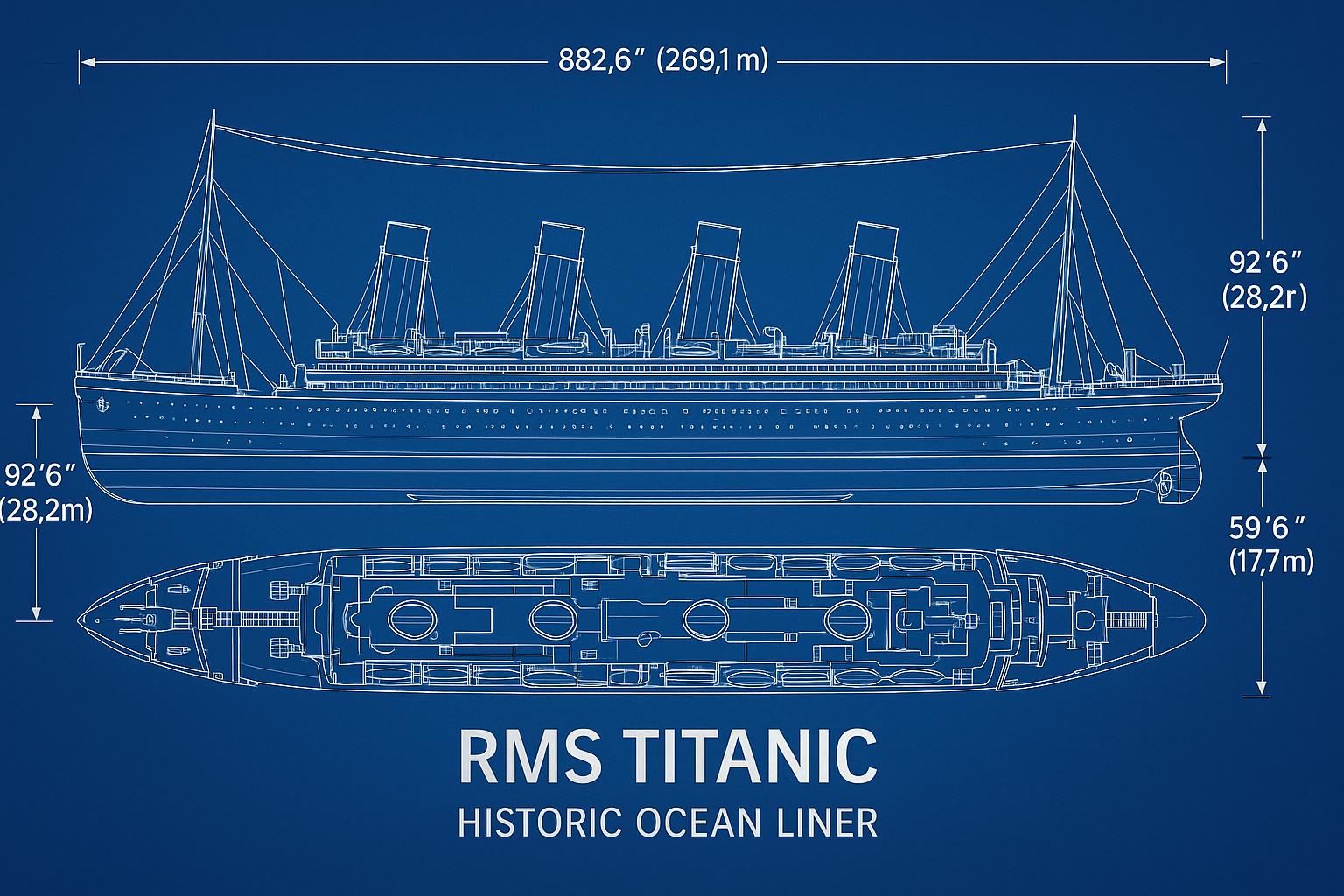 5 Famous Ship Model Plans Bundle – Titanic, HMS Victory, Queen Mary ...